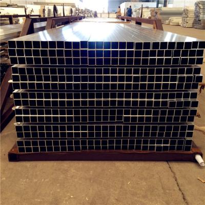 China Aluminum Square Tubing 30x30 40x40 50x50mm Natural Anodized 6063 T5 for sale