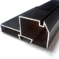 China Black Powder Coated RAL9006 Aluminum LED Profile 6063-T5 for Linear Lighting for sale