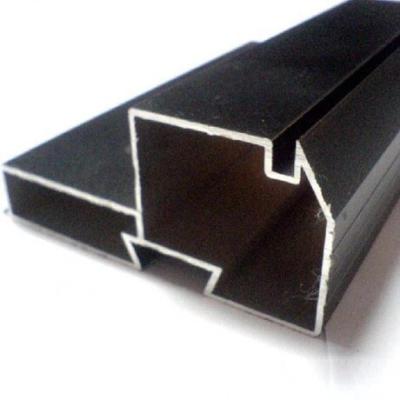 China Black Powder Coated RAL9006 Aluminum LED Profile 6063-T5 for Linear Lighting for sale