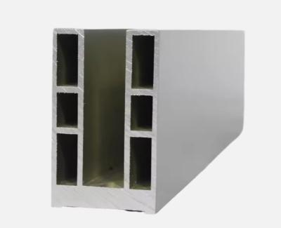 China Aluminum U Channel Base for Glass Balcony Handrail 6063-T5 Anodized 0.01mm Tolerance for sale
