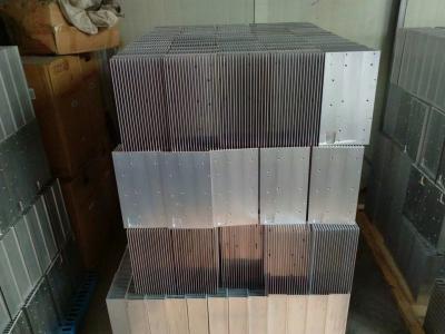 China 6063 T5 Aluminum Heat Sink Profile 100mm Length CNC Machined Extruded Heatsink for sale