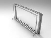 China Custom 6063T5 Aluminium Extrusion Profiles for Sound Proof Wall and Noise Reduction Tunnel for sale