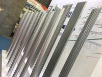 China High Density Aluminum Heat Sink Profile AL6063-T5 80mm Width for LED Lighting for sale