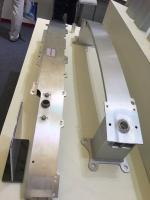 China 6082 T6 Aluminum CNC Machining Bending Bumper Profile Industrial Extrusion 150mm for sale