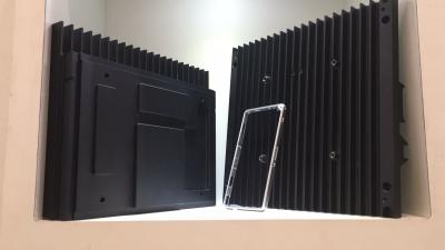 China Matt Black Anodized Aluminum Heat Sink Industrial Profile 6005-T5 Extrusion for sale