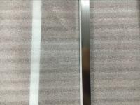 China 6063 T5 Extruded Aluminium Profile Bright Polish Anodizing Finish Fridge Glass Frame for sale