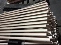 China Pink Gold Anodized Aluminum Extrusion Profile 6063 for TV Frame 30 Days Lead Time for sale