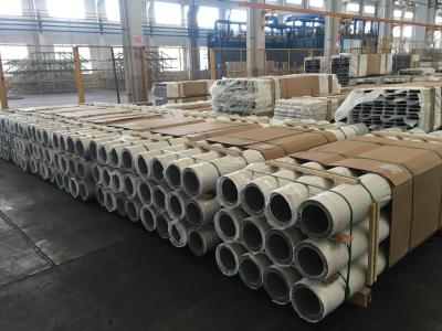 China Big Round Aluminum Heat Sink Tube Radiator Profile 6063 T5 2mm Thickness for sale