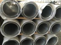 China Big Round Aluminum Heat Sink Tube Radiator Profile 6063 T5 2mm Thickness for sale