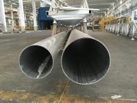 China Mill Finished 6800 Ton Press Extruded Aluminum Round Tube 600mm Diameter 6063 T6 for sale