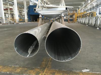 China Mill Finished 6800 Ton Press Extruded Aluminum Round Tube 600mm Diameter 6063 T6 for sale