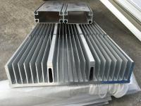 China 6063T5 Aluminum Heat Sink Profile 300mm Width Extruded Heatsink for LED Lighting for sale