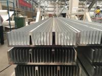 China 6061 T66 400mm Width Aluminum Extrusion Heat Sink with ±0.01mm CNC Machining Precision and ISO Certification for sale