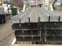 China 6061 T66 400mm Width Aluminum Extrusion Heat Sink with ±0.01mm CNC Machining Precision and ISO Certification for sale