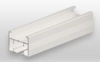 China 6000 Series Aluminum Curtain Track for Smart Electric Curtain Rail 6063 Custom Size for sale