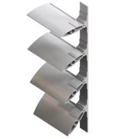 China Custom Aluminum Sunshade Louver Profile 6000 Series T3-T8 Extruded Length 6M for sale