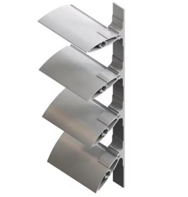 China Custom Aluminum Sunshade Louver Profile 6000 Series T3-T8 Extruded Length 6M for sale