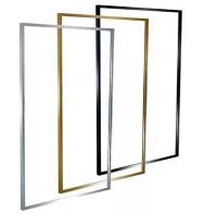 China Brushed Anodized Aluminum Photo Frame 6000 Series T5 T6 Custom Size for Picture Display for sale