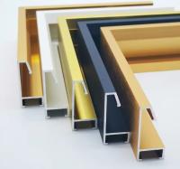 China Brushed Anodized Aluminum Photo Frame 6000 Series T5 T6 Custom Size for Picture Display for sale
