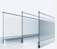 China U Channel Aluminum Profile Railing Post Base Profiles for Glass Balustrades 6000 Series T5 for sale