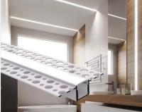 China LED Strip Aluminum Profile Wall Wash Light 6000 Series T5 T6 Anodized Custom Length for sale