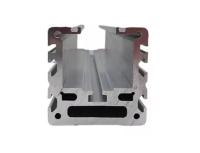 China Aluminum U-slot Frameless Glass Railing Floor Groove Profile 6000 Series T5 T6 for sale