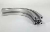 China 6000 Series 6063 T5 T6 Bent Bended Aluminum T Slot Profile for Custom Extrusion for sale