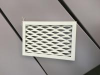 China RAL 9016 White PVDF Coated Punching Wave Aluminum Panel Tolerance +/- 0.01mm for sale