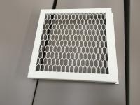China RAL 9016 White PVDF Coated Punching Wave Aluminum Panel Tolerance +/- 0.01mm for sale