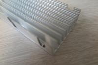 China 6063 Aluminum Extruded Heat Sink Silver Anodized 35,000 Ton Annual Capacity for sale