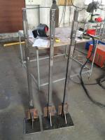 China Custom Aluminum Extrusion Upright Stanchion 6063 T5 for Outdoor Fabrication for sale