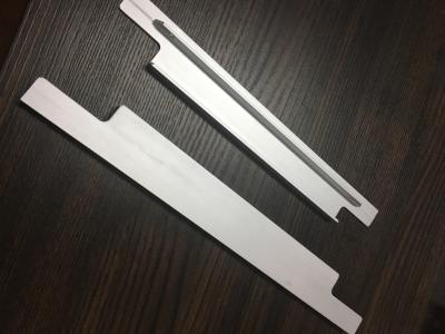 China 6061 T6 Aluminum Extrusion Profile CNC Milling Matt Silver Anodized for Cabinet Handle for sale