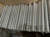 China Laser Marking Brushed Stainless Steel Support Round Tube 304 0.3mm Wall for Foldable Bed for sale