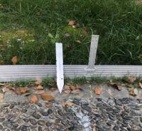 China Aluminum Landscape Edging 6063 T5 Grass Lawn Fence Boarding Custom Length for sale