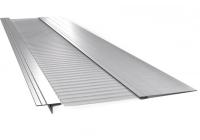 China Aluminum Gutter Guard Leaf Filter Mesh 6063 T5 Seamless Rain Gutter Protection for sale