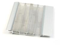China Aluminum Gutter Guard Leaf Filter Mesh 6063 T5 Seamless Rain Gutter Protection for sale
