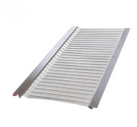 China Aluminum Gutter Guard Leaf Filter Mesh 6063 T5 Seamless Rain Gutter Protection for sale
