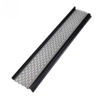 China High Quality Adjustable Aluminum Metal Gutter Downspout Guards Filter Preventing Leaf Debris Gutter Guard Strainer Mesh for sale