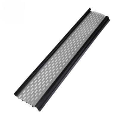 China High Quality Adjustable Aluminum Metal Gutter Downspout Guards Filter Preventing Leaf Debris Gutter Guard Strainer Mesh for sale