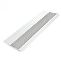 China Aluminum Rain Gutters Cover Guard 6063 T5 Roofing Rainwater Drainage System 6 Inch for sale
