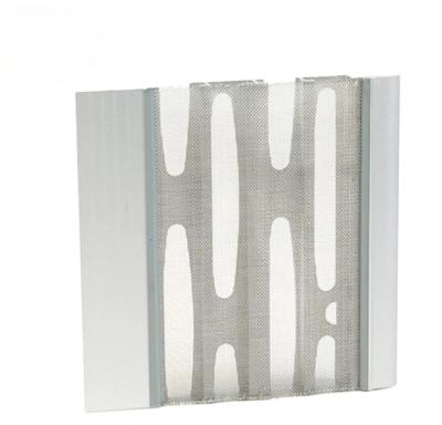 China Aluminum Rain Gutters Cover Guard 6063 T5 Roofing Rainwater Drainage System 6 Inch for sale
