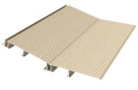 China Aluminum Slip-Resistant Fireproof Waterproof Outdoor Engineered Wood Floor 6063 T5 for sale