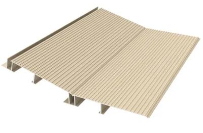 China Aluminum Slip-Resistant Fireproof Waterproof Outdoor Engineered Wood Floor 6063 T5 for sale