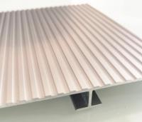 China Clear Anodized Interlock Aluminum Decking 6063 T5 for Watertight Flooring for sale
