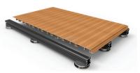 China Eco Friendly Aluminum Decking 6063 T5 for Outdoor Garden Dock Swimming Pool Flooring for sale