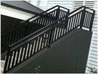 China Aluminum Balcony Railing 6063 T5 T6 Custom Size Decorative Handrail for Stairs for sale