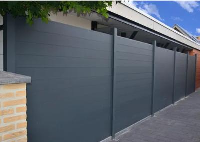 China Aluminum Privacy Slat Fence Panels 6063 T5 Powder Coated Corrosion Resistant for Garden Pool for sale