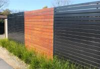 China Aluminum Privacy Slat Fence Panels 6063 T5 Powder Coated Corrosion Resistant for Garden Pool for sale