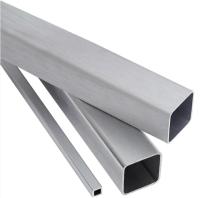 China Mill Finished Aluminum Square Pipe 6061 6063 6005 6082 7075 Extruded Tubing 6m for sale