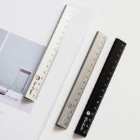 China Silver 30cm Alkali Anodized Aluminum Ruler Extrusion Profile ISO9001 for sale
